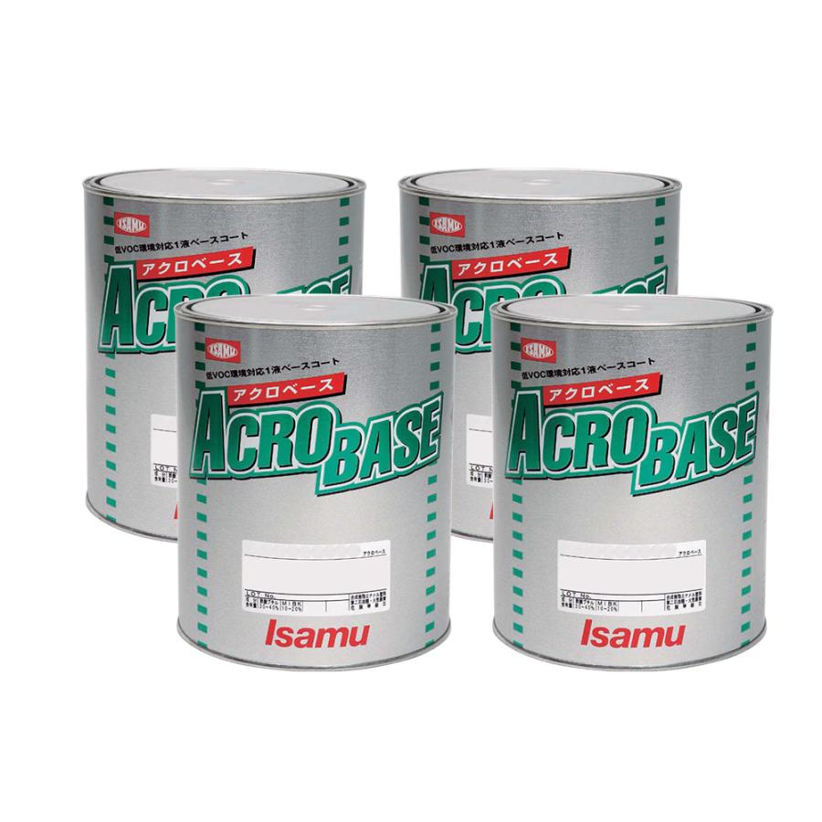 イサム塗料 アクロベース 3Pホワイト + パールミックスクリヤー ピッチブラック スノーホワイト細目 3.5L × 4缶セット 即日発送 : ネットペイント Yahoo!店 - 通販 ...
