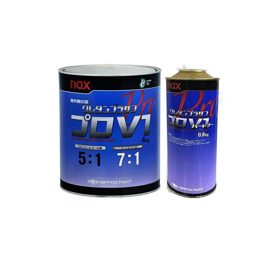 日本ペイント nax ウレタンプラサフプロV1 4kg + プロV1ハードナー0.8kg (各1本 セット) 即日発送 : nhp-sf0004-set : ネットペイント Yahoo!店 ...