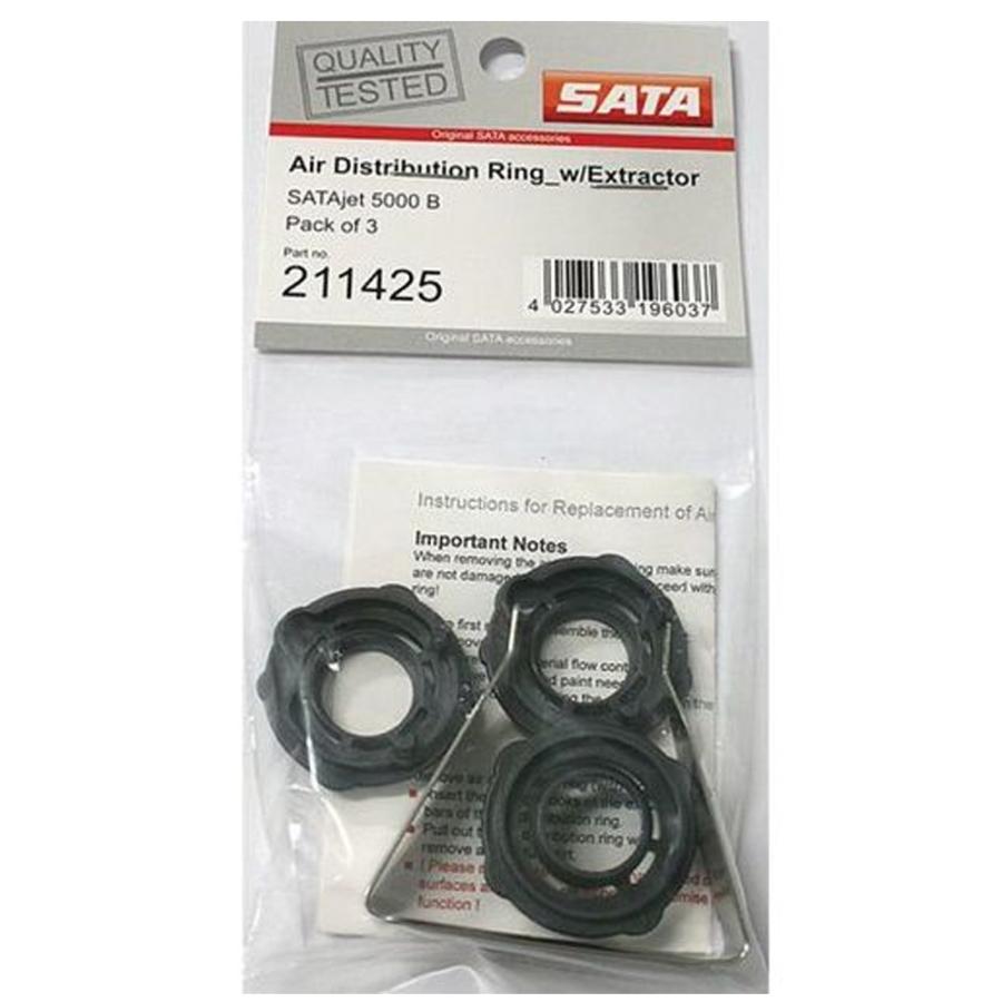 SATA SATA(サタ) 680-9123-4 211425エアーディストリビューションリング(3個入り) 取寄 : ネットペイント ...