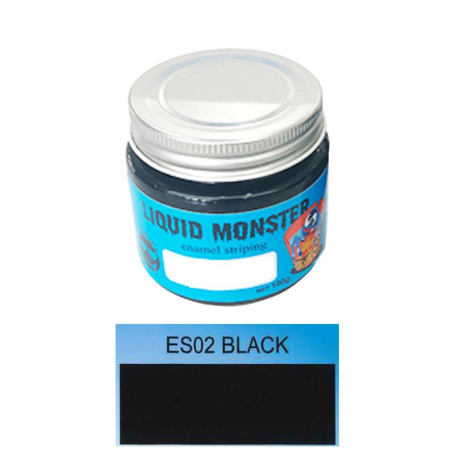 SHOW UP ピンストライプ用塗料 LIQUID MONSTER enamel striping ES02 ブラック カラー 100g 取寄 : ネットペイント Yahoo!店 - 通販 ...