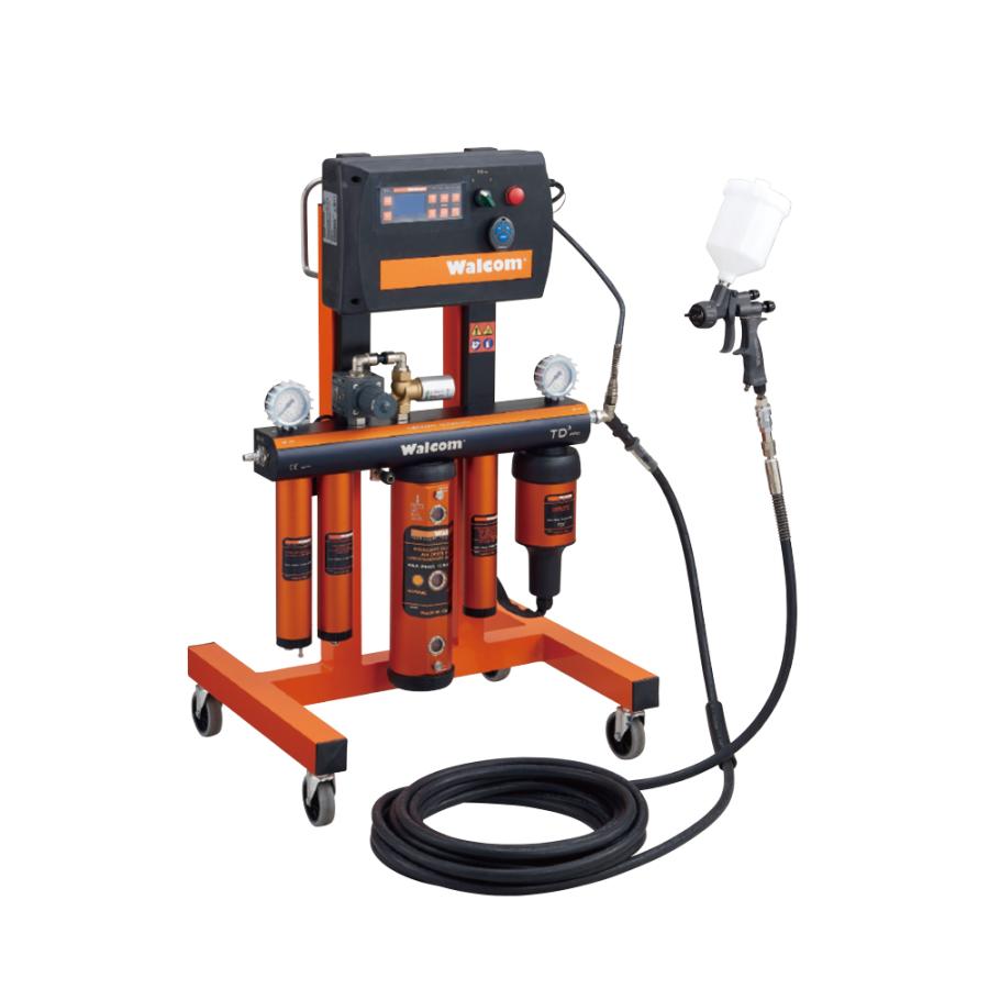 Walcom TD3PRO KIT 本体/ホース12m/台車付 エアー管理 温風塗装 1セット 取寄 : ネットペイント Yahoo!店 ...