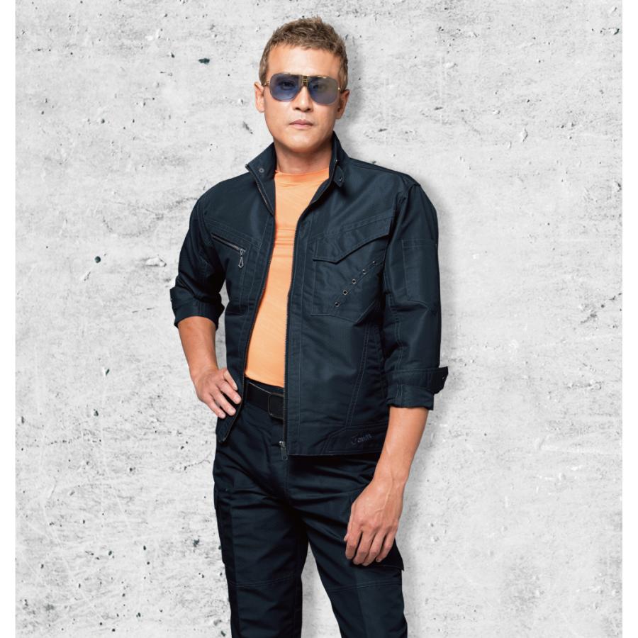 送料無料 ジャウィン 上下セット 作業服 春夏 ハニカムリップストップ メンズ 作業着 Jawin 55600 ジャンパー 55602 ノータックカーゴパンツ :set-55600-55602 ...