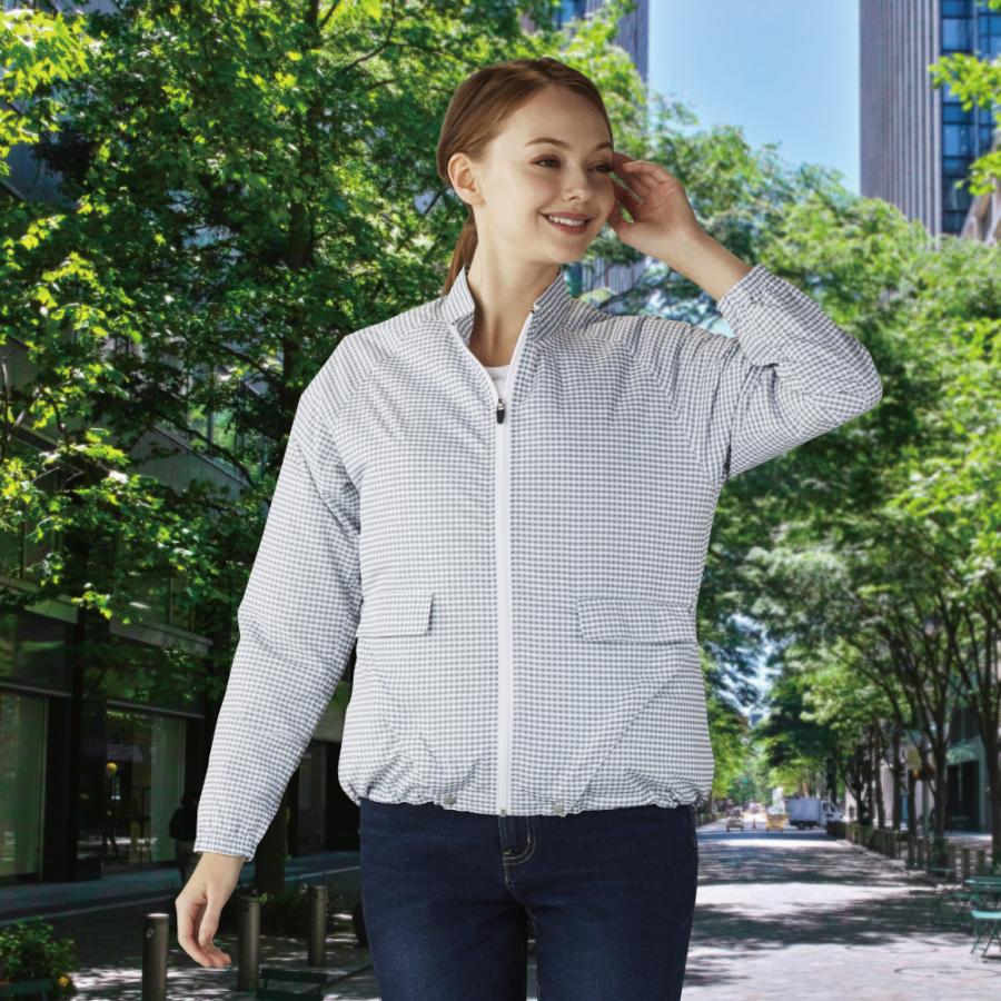 空調服 TM セット (2023年 18V 瞬間冷却 フルセット) 自重堂 レディース 長袖 ジャケット 2WAY仕様 ポリエステル100% ...