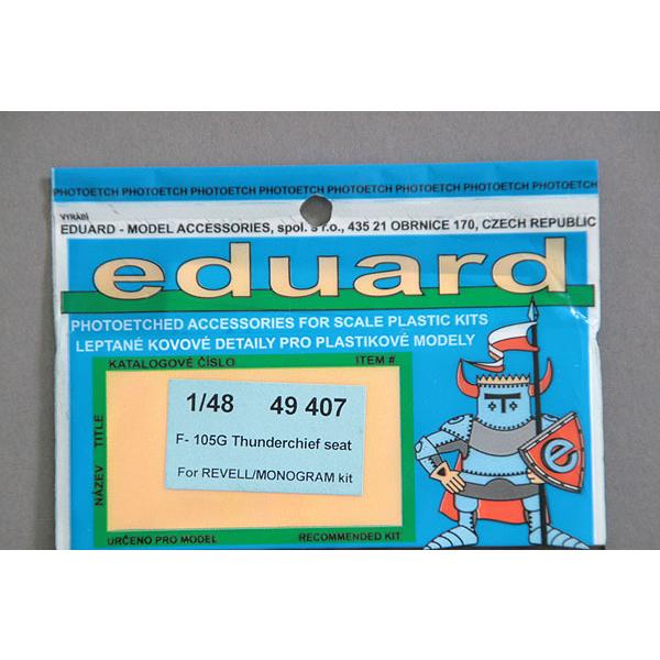 エデュアルド(49407)1/48 F-105Gシート用エッチングパーツ : ed49407 : ワークスひこうき雲 ヤフー店 - 通販 ...