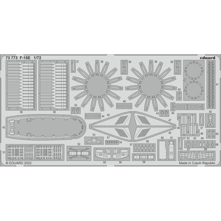 エデュアルド エデュアルド(73773) 1/72 F-15E用エッチングパーツ(レベル用) : ワークスひこうき雲 ヤフー店 - 通販 ...