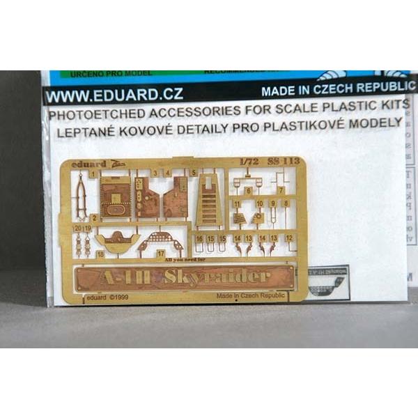 エデュアルド エデュアルド(SS113)1/72 Douglas A-1H内装用パーツ : ワークスひこうき雲 ヤフー店 - 通販 ...