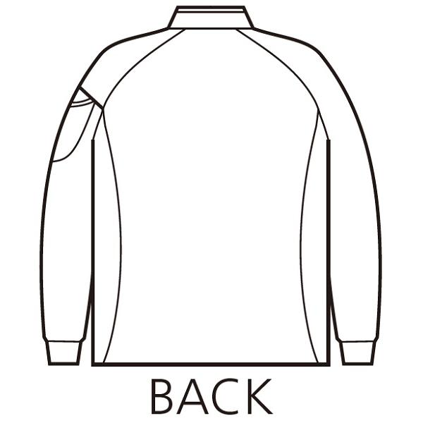 BURTLE BURTLE（バートル） 413 長袖ジップシャツ（ユニセックス） （SS〜3L） : ワークショップコンドー - 通販 - Yahoo!ショッピング