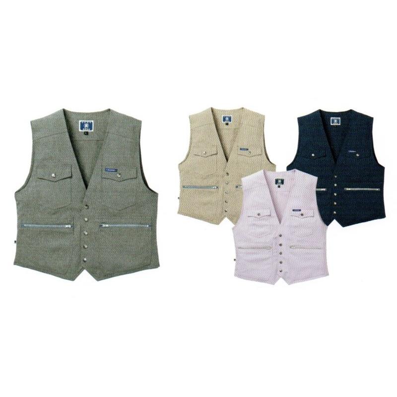 寅壱 鳶服 春夏物 8021-611 ベスト 3L : ワークショップタマイ - 通販 - Yahoo!ショッピング