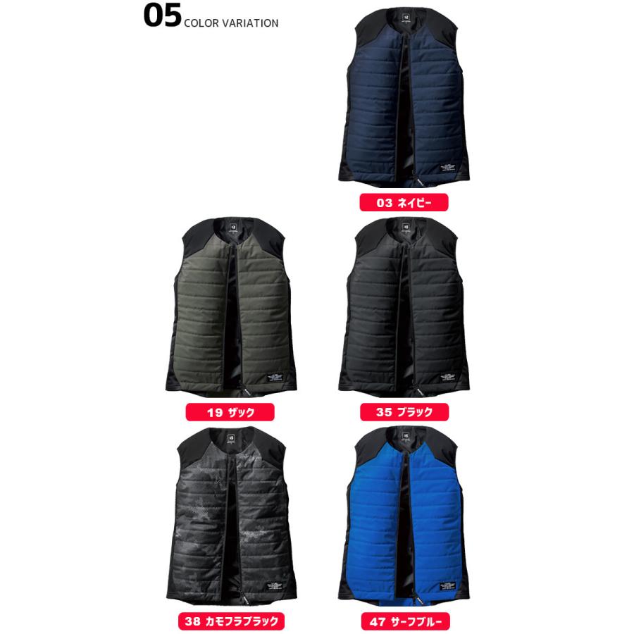 BURTLE 作業服 バートル 3214 軽防寒ベスト サーモクラフト装着対応モデル : WorkStation - 通販 - Yahoo!ショッピング