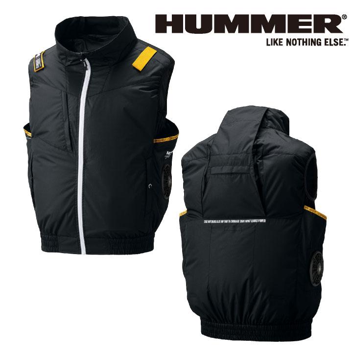 HUMMER ハマー 空調作業服 空調ベスト 春夏 メンズ レディース 裏チタン フルハーネス 遮熱 仕事服 おしゃれ 空調ウェア 涼しい アタックベース at-09900-t : 作業服 ...