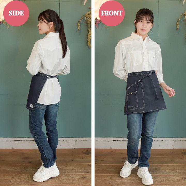 Lee ショートエプロン 腰巻エプロン WORKWEAR ストレッチダック Lee ショートエプロン 腰巻エプロン WORKWEAR ストレッチダック