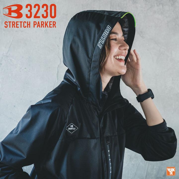 バートル ストレッチ パーカー ブルゾン ジャケット 秋冬 メンズ レディース 仕事服 作業着 カジュアル スポーティ おしゃれ トップス BURTLE 長袖 bt-3230 :bt-3230 ...