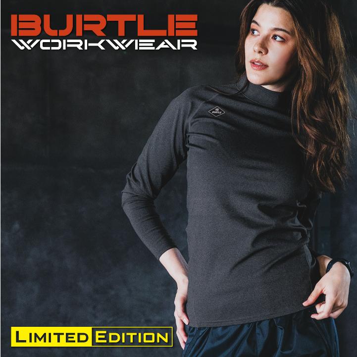 (2025年新作)バートル モックネック 長袖Tシャツ 秋冬 インナー 裏起毛 吸汗速乾 制電ケア ストレッチ 作業服 ユニフォーム BURTLE (即日出荷) bt-4103 : bt ...