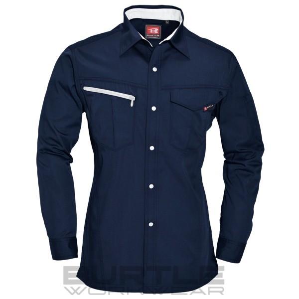 BURTLE バートル 長袖シャツ 春夏 作業着 作業服 作業シャツ おしゃれ メンズ レディース bt-6083 : 作業服・空調服・医療白衣のWorkTK - 通販 - Yahoo!ショッピング