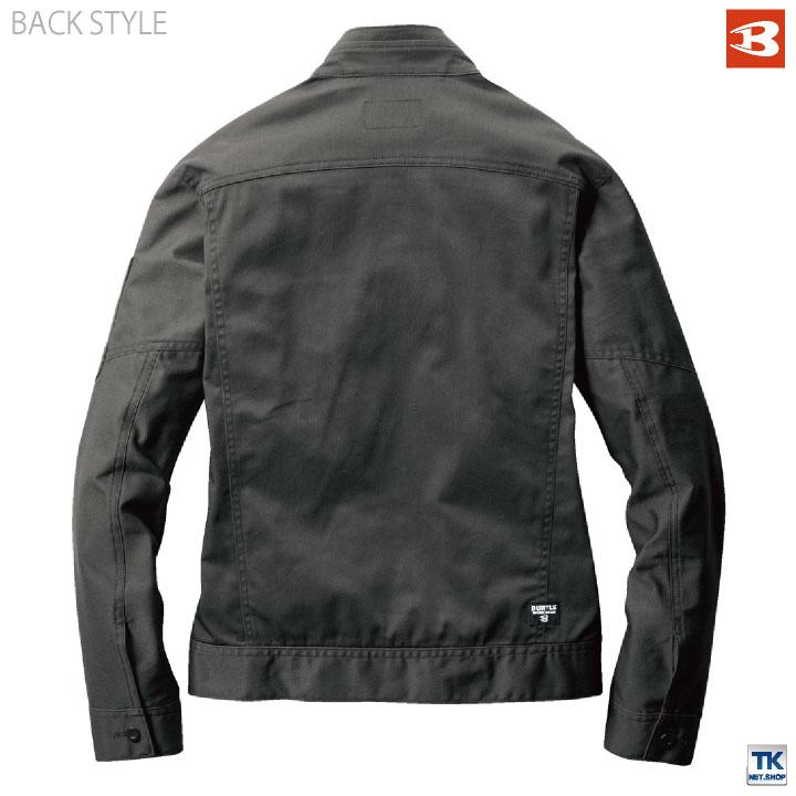 BURTLE バートル 長袖ジャケット 春夏 秋冬 作業着 長袖 ジャケット クレイジーストレッチ TCツイル 作業服 ブルゾン おしゃれ メンズ レディース bt-661 : 作業服・空調服 ...