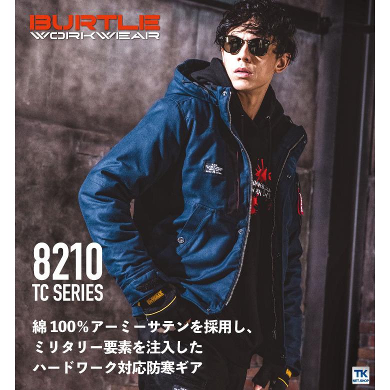 BURTLE バートル サーモクラフト 長袖防寒ジャケット 電熱パッド対応 防寒着 秋冬 綿100% 男女兼用 裏アルミメッシュ 撥水性 メンズ レディース bt-8210-b : 作業服 ...
