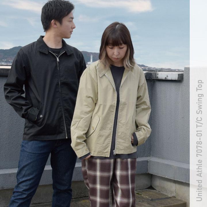 United Athle T Cスウィングトップ 防寒 防寒着 ノンアイロン ユナイテッドアスレワークス ワークウエア ウェザークロス ポケット 裏地 秋冬 長袖 cb-7078-01 ...