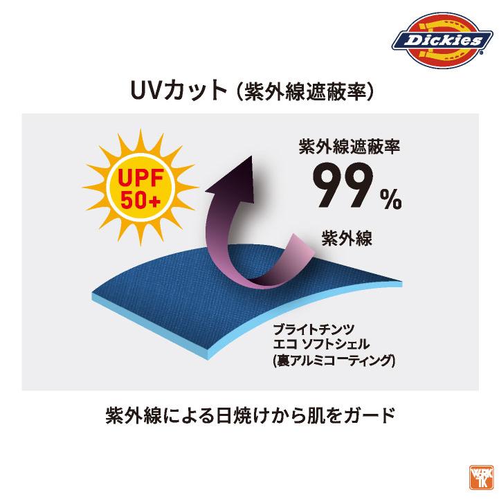 ディッキーズ 長袖インナー Dickies 春夏 秋冬 インナー メンズ レディース ストレッチ 消臭 接触冷感 UVカット 仕事服 おしゃれ (ネコポス) cc-d3028 : 作業服・空調 ...