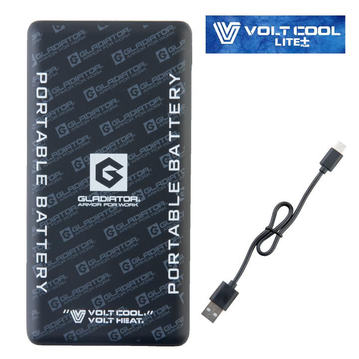 コーコス モバイルバッテリー 大容量 10000mAh 軽量 小型 充電器 USB充電 VOLTCOOL VOLTHEAT ボルトクール ボルトヒート グラディエーター cc-gb832 ...