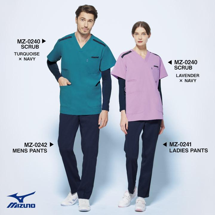 MIZUNO ミズノ メンズパンツ ノータック 透け防止 ストレッチ 白衣 医療用 看護師 整骨院 リハビリ 介護士 男性 スクラブパンツ チトセ ct-mz0242 : 作業服・空調服・医療 ...