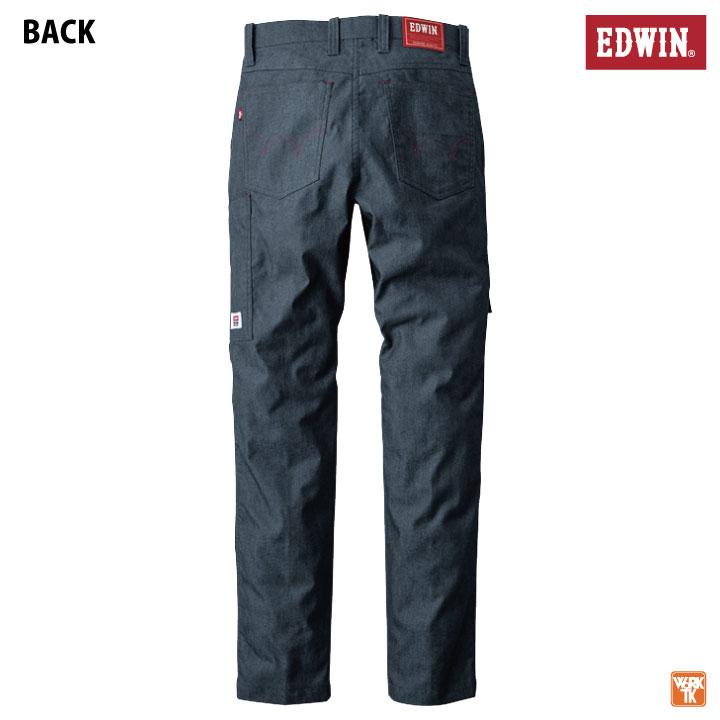 EDWIN（エドウィン） ワークパンツ テーパード カーゴ 春夏 秋冬 メンズ レディース 仕事服 作業着 おしゃれ カジュアル 大きいサイズ 110 115 120 EDWIN edwin ...