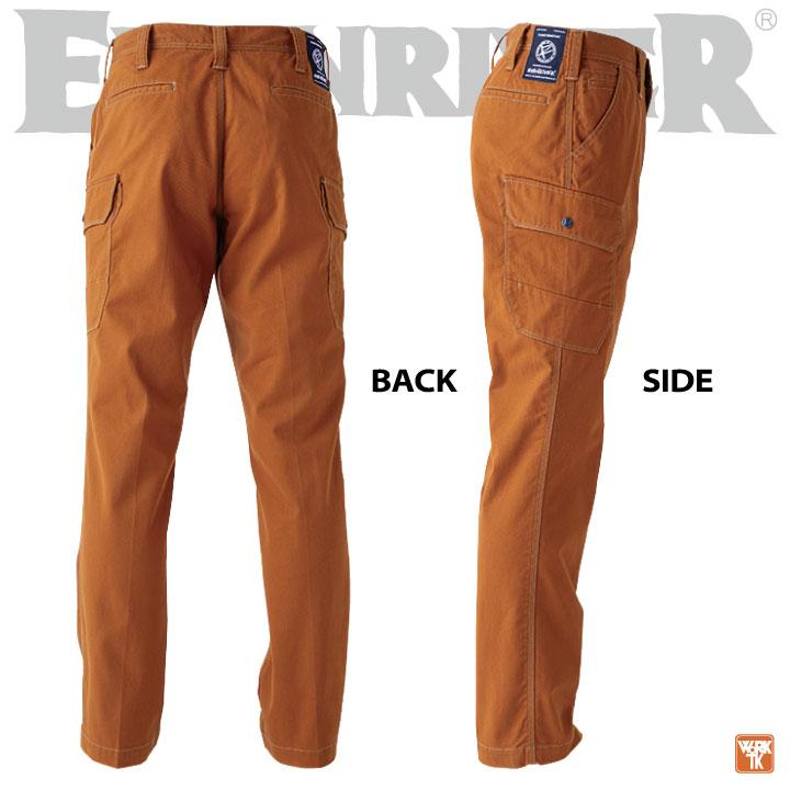 EVENRIVER（イーブンリバー） 難燃 綿100 カーゴパンツ 春夏 秋冬 ズボン 作業パンツ メンズ レディース 溶接服 作業着 作業服 溶接工 鋳造 造船 工場 EVENRIVER ...
