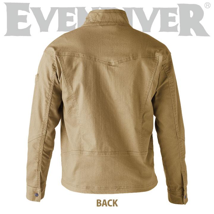 EVENRIVER イーブンリバー 作業着 ストレッチ ブルゾン 春夏 秋冬 ジャンパー ジャケット メンズ レディース 作業服 工場 建設 大きいサイズ 4L 5L er-us1507-b ...