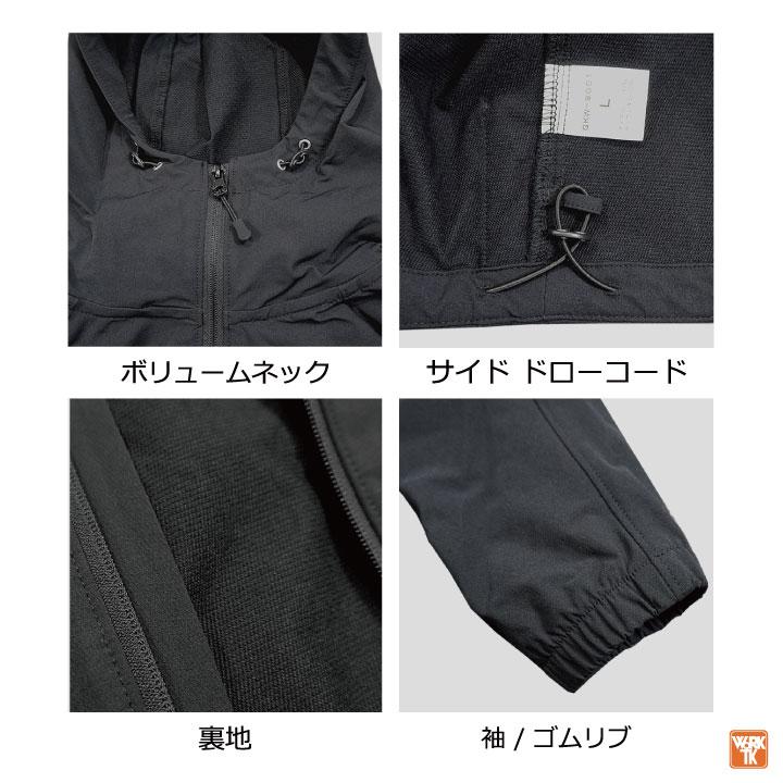 ケイゾック ストレッチ パーカー ブルゾン 長袖 作業服 作業着 スポーツ アウトドア 春夏 秋冬 メンズ レディース 大きいサイズ グローキックス kc-gkw9001 :kc ...