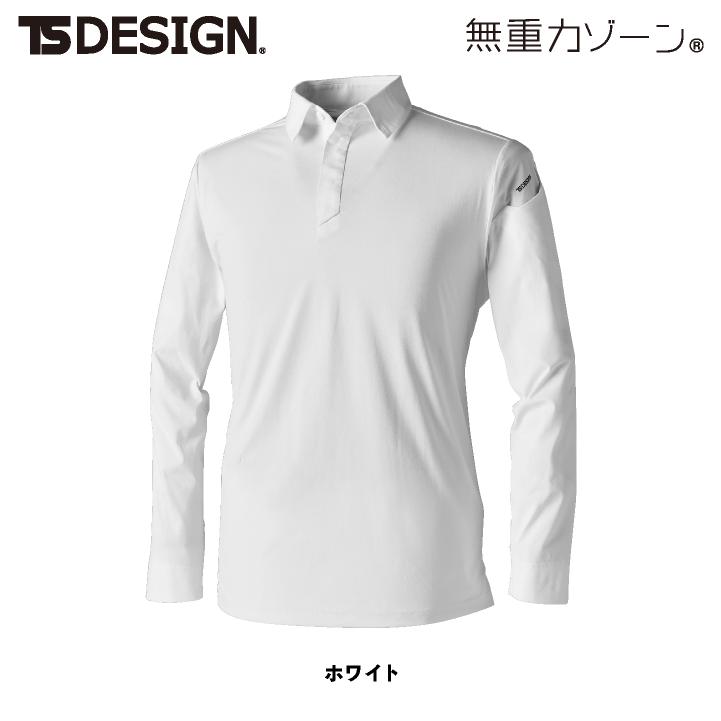 TS DESIGN 長袖ポロシャツ 春夏 秋冬 上着 メンズ レディース 消臭 吸汗速乾 4Dストレッチ UVカット 仕事服 作業着 おしゃれ トップス TOWA tw-9075 : 作業服 ...