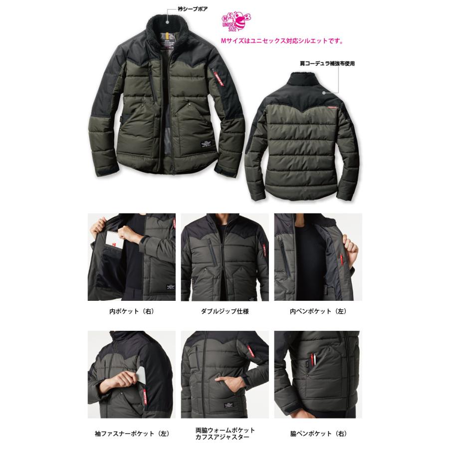 BURTLE 作業着 作業服 アウター バートル ジャケット 防寒ジャケット かっこいい おしゃれ 5020XXL ジャケットのみ あすつく対応 : Work unEVEN - 通販 ...