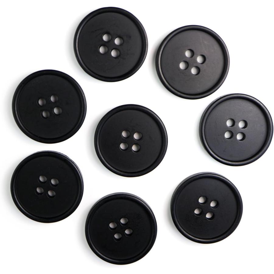 スーツボタン 黒ボタンジャケット ブレザー 四つ穴ボタン フロントボタン 袖口 ベーシック シンプル ボタン 8個入りきらきらぷんぷん丸 B-047 : b-047 : あんしんや - 通販 ...
