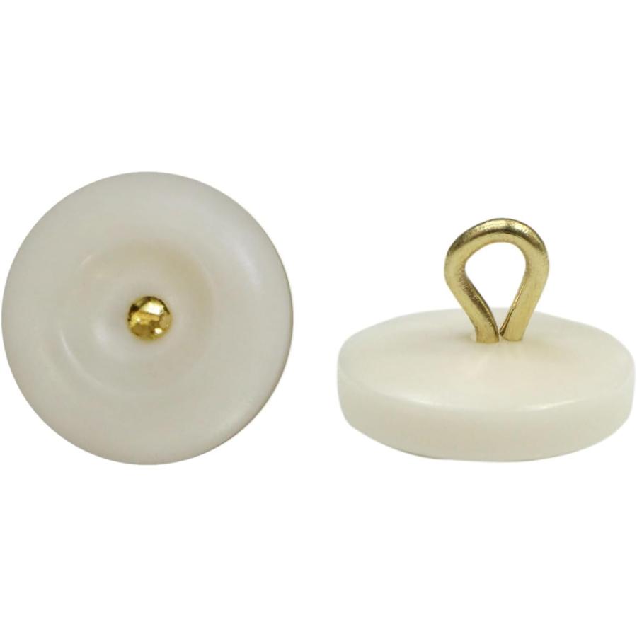 きらきらぷんぷん丸 ナットボタン 足つきボタン 白 メタル ゴールド 足つき ウッド ボタン 飾りボタン 5個入り B-1049 : あんしんや - 通販 - Yahoo!ショッピング