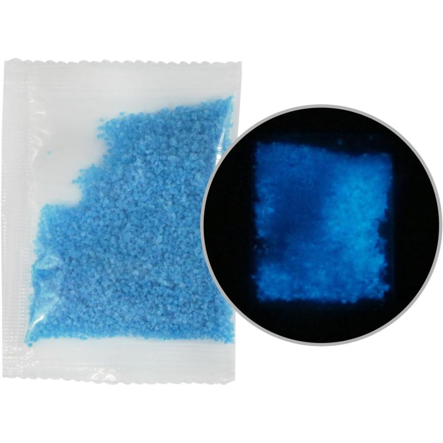 きらきらぷんぷん丸 夜光砂 約20g入り 青 光る砂 蓄光 砂 発光砂 小瓶 インテリア 飾り ハンドメイド PHO-003 : あんしんや - 通販 - Yahoo!ショッピング