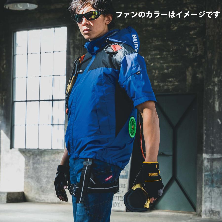 AIR CRAFT エアクラフト ファン専用 マウンテンパーカ 半袖ブルゾン 空調ウェア 服のみ アウトドア 熱中症 ポリ100％ BURTLE バートル AC1196 :ac1196:ワーク ...