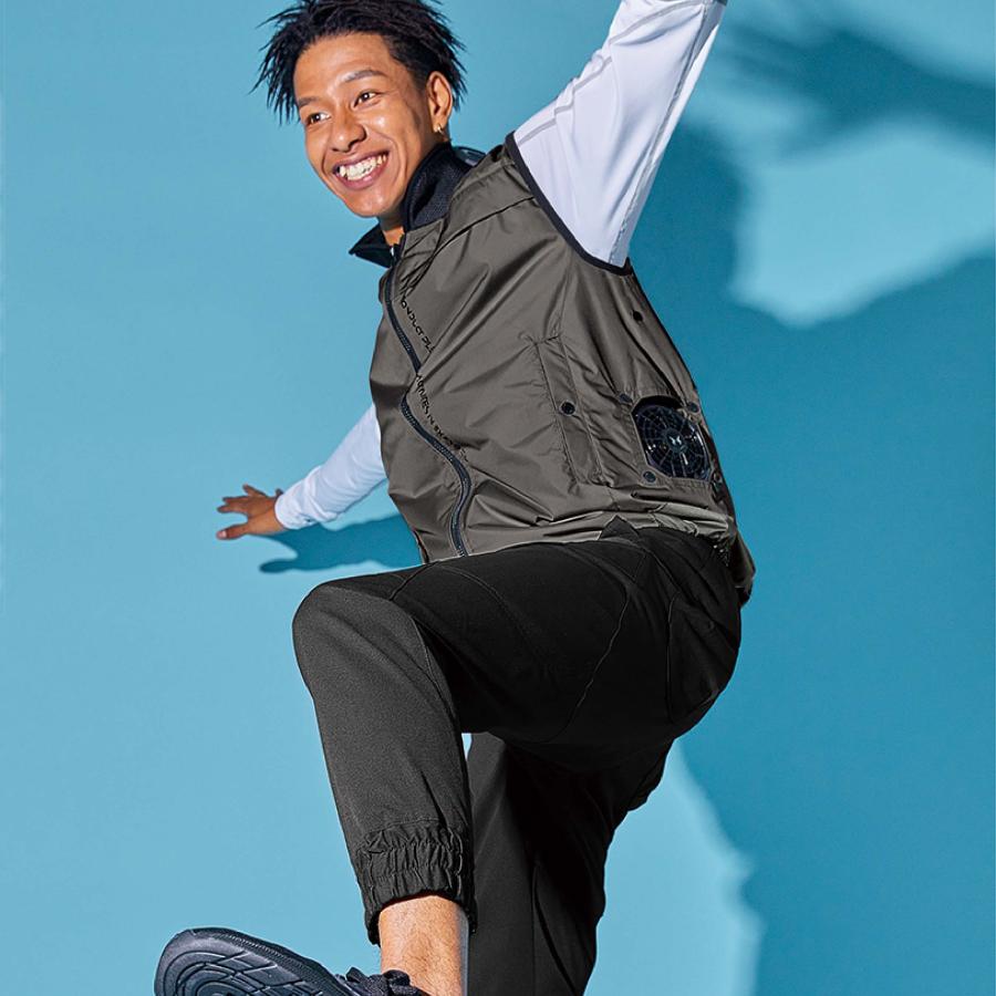 空調風神服 EXFROZEN ハイブリッド クール ベスト ペルチェ 空調ウェア ファン バッテリー フルセット 熱中症対策 サンエス EF92592S : ワークウェイ 作業着 手袋 合羽 ...