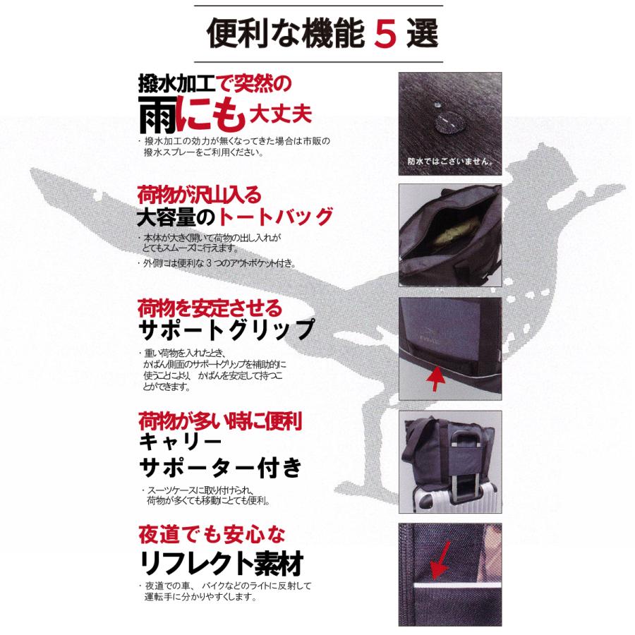 EVENRIVER トートバッグ 作業用 カバン ショルダー 35リットル 大容量 2WAY アウトドア キャンプ 着替え 旅行 部活 反射材 2025SS イーブンリバー ERG02 ...