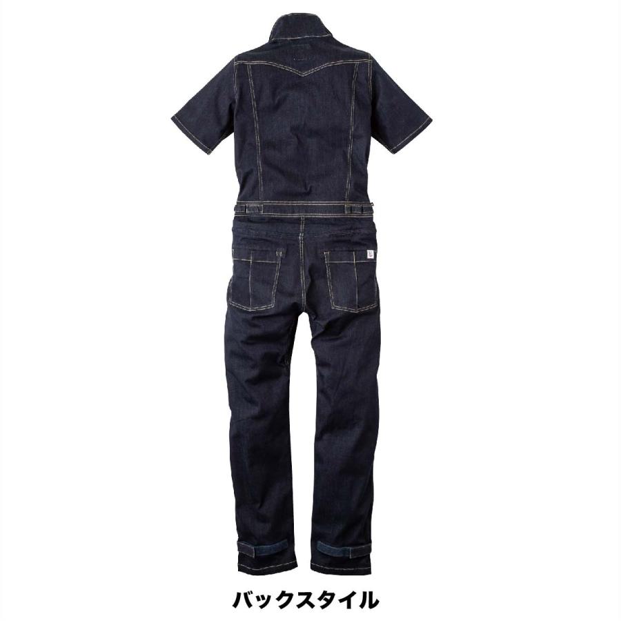 つなぎ ツナギ 半袖 オールインワン レディース 酪農 DIY ヒップオープン GE-655 :ge-655:ワークウェイ - 通販 - Yahoo!ショッピング