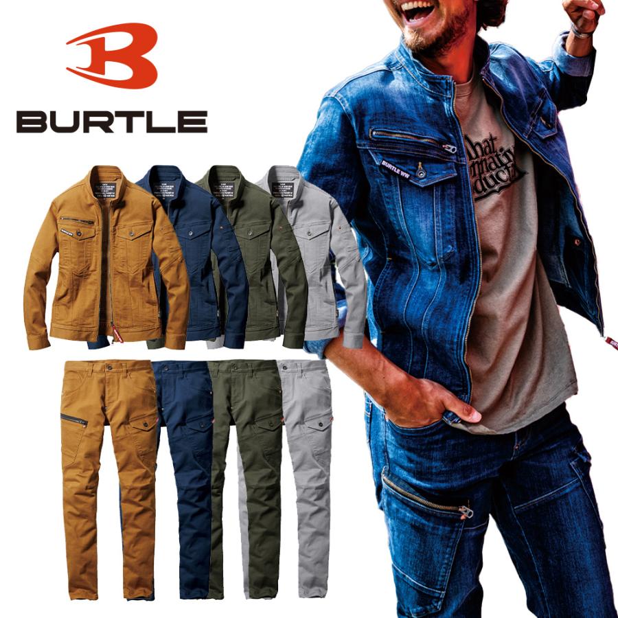 バートル BURTLE 上下セット 5001&5002 作業着 作業服 男女兼用 ユニセックス クレイジーストレッチ 防縮 通年 秋冬 コーデュラ セットアップ 3L 4L 5L ...