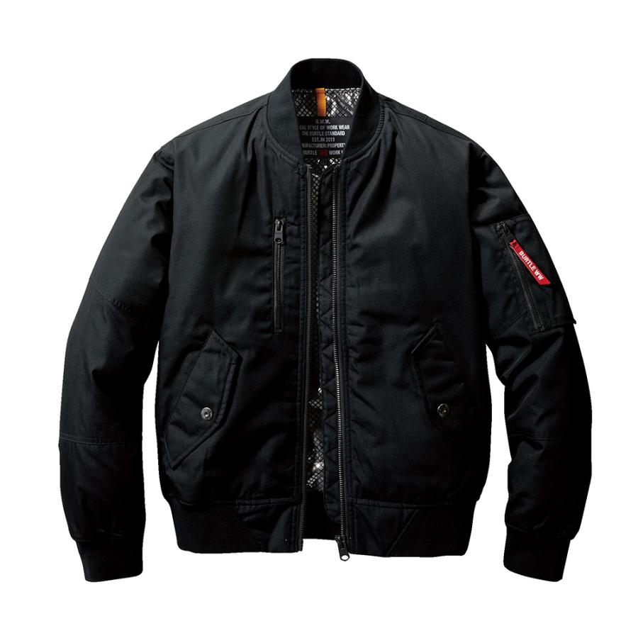 バートル 防寒 BURTLE フライト防寒ジャケット（ユニセックス） 5260 作業着 作業服 防寒服 ユニセックス 裏アルミ T/Cタッサー使用 ジャンパー S M L LL : 作業服の ...