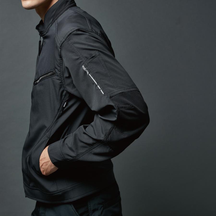 TS DESIGN ジャケット 藤和 ストレッチタフ ライダーワークジャケット 84646 作業着 作業服 ユニセックス 軽量 ストレッチ 通気性 反射素材 ブルゾン 3L 4L ...