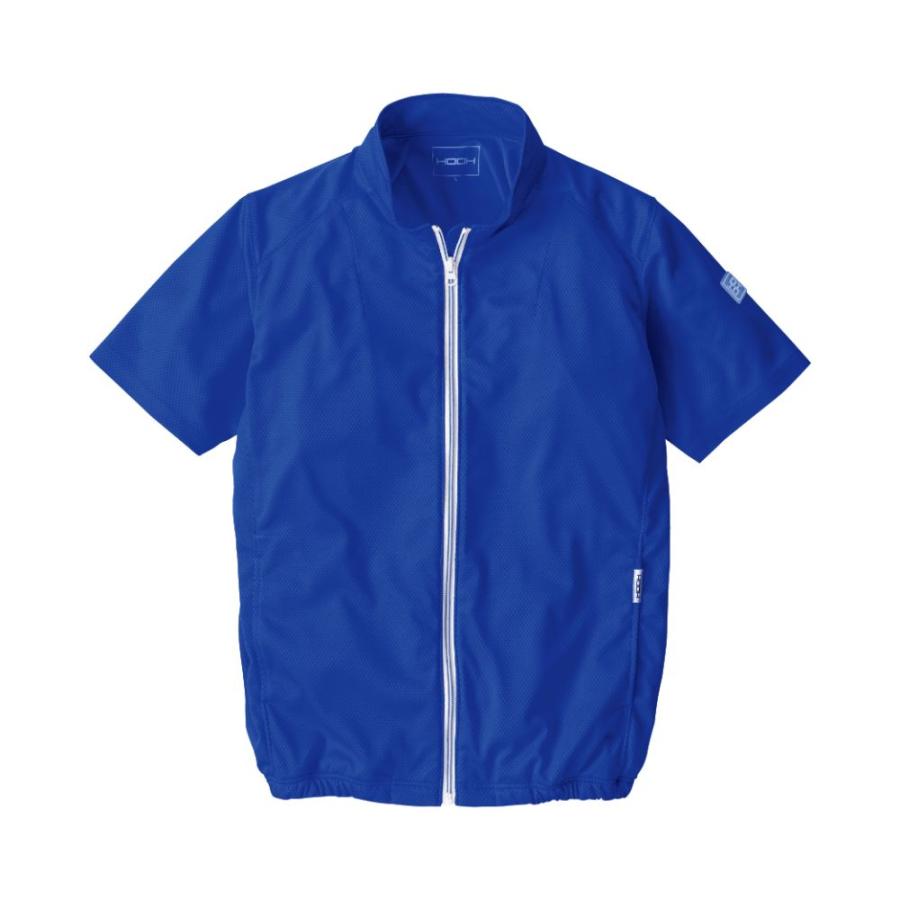 村上被服 空調服 HOOH 鳳凰 快適ウェア 半袖ニットブルゾン(ウェアのみ) V771 作業着 作業服 空調作業服 吸汗速乾 撥水加工 チタン配合 冷感 6L : 作業服の専門店 ワーク ...