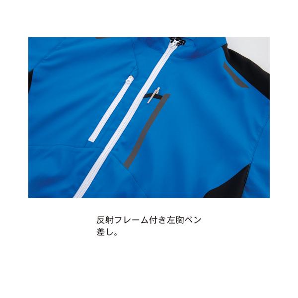 ジーベック XEBEC XE98027 空調服 半袖ブルゾン 男女兼用 メンズ レディース 男性用 女性用 通年 春夏 空調 EF ウェアのみ 作業着 作業服【SS〜5L】 :XE98027 ...
