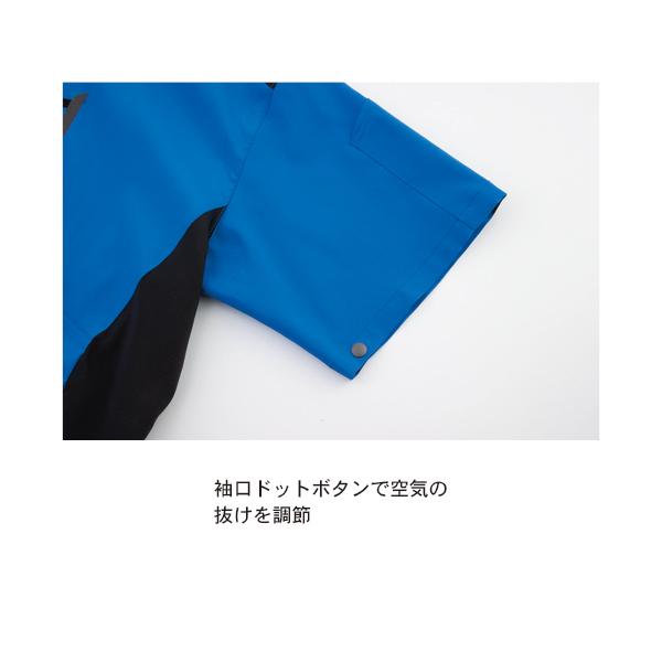 ジーベック XEBEC XE98027 空調服 半袖ブルゾン 男女兼用 メンズ レディース 男性用 女性用 通年 春夏 空調 EF ウェアのみ 作業着 作業服【SS〜5L】 :XE98027 ...