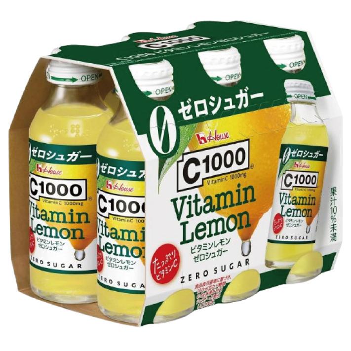 C1000 送料無料 ハウス ビタミンレモン ゼロシュガー 140ml ×30本 vitamin lemon House : ワールド ...