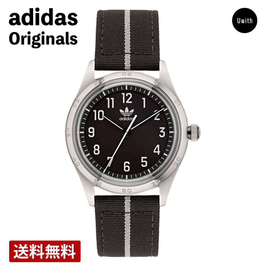 adidas Originals 【正規販売店】[レビュー特典あり]アディダス 腕時計 CODE FOUR コードフォー ブラック AOSY22523 クォーツ : Uwith - 通販 ...