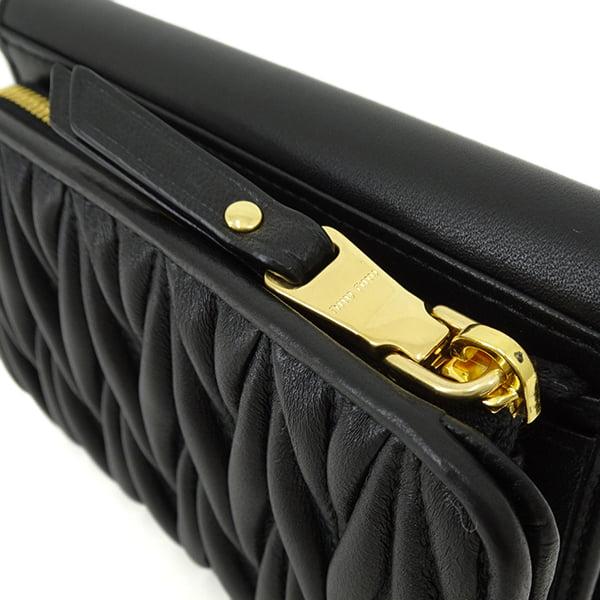 ミュウミュウ MIU MIU レディース 2つ折り財布 MATELASSE' MIU 5ML225 2FPP NERO F0002 CAMMEO F0770 BEGONIA F0638 ...