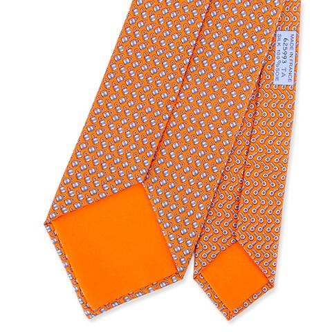 HERMES 完売御礼 エルメス メンズ ネクタイ CRAVATE HEAVY TWILLBI LOCK OF LOVE 625993T ...