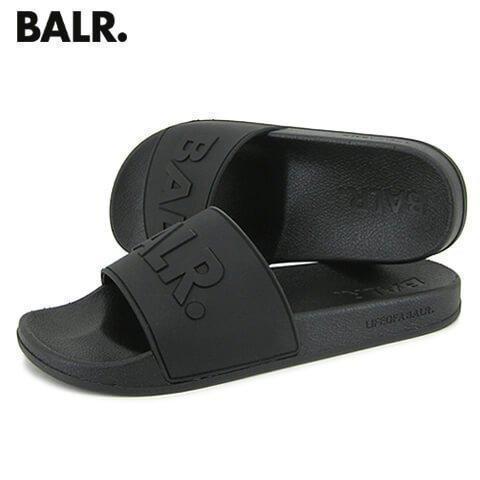 BALR. 完売御礼 ボーラー メンズ サンダル BALR.SLIDER B10247 ブラック BLACK 23ss : WORLD ...