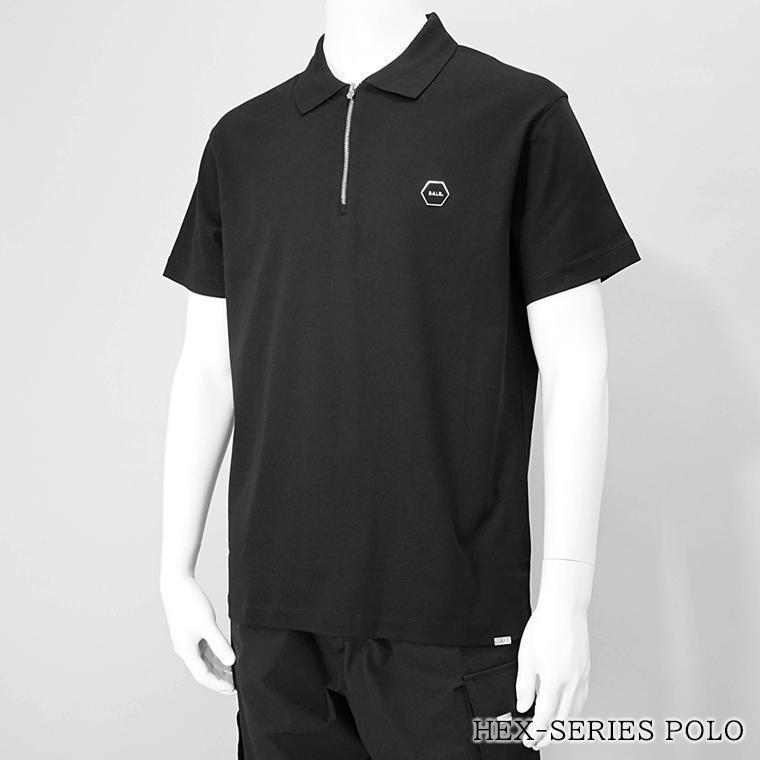 BALR. SUMMER SALE ボーラー メンズ ポロシャツ HEX SERIES POLO B1122 1040 ブラック JET ...