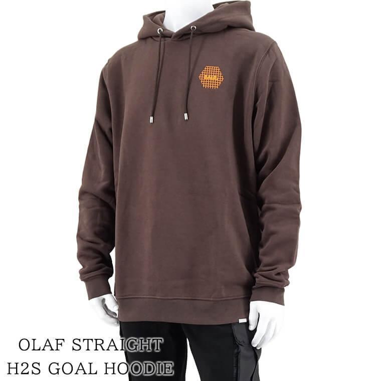 BALR.（ボーラー） メンズ パーカー OLAF STRAIGHT H2S GOAL HOODIE B1261 1109 ブラウン JAVA ...